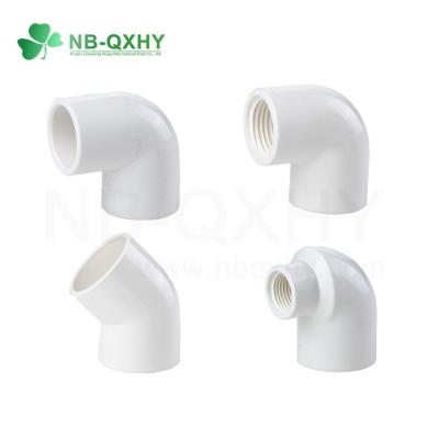 Cina PVC/UPVC bianco Pn16 Schedule ASTM Sch40 Tubo adattabile per l'approvvigionamento idrico 1/2