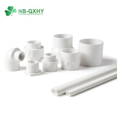 Cina PVC/UPVC bianco Pn16 Schedule ASTM Sch40 Tubo adattabile per l'approvvigionamento idrico 1/2