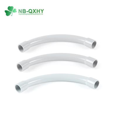 Cina Grigio 20mm 25mm Sch80 Sch40 PVC Adaptatori a piega rigida per condotti elettrici in vendita