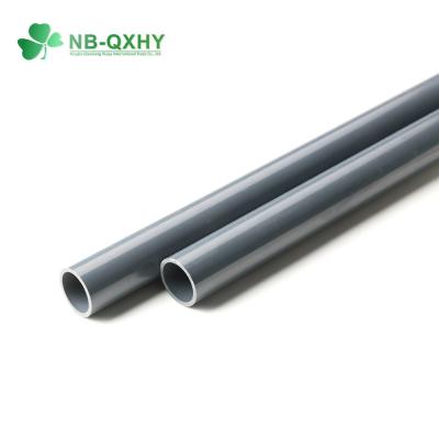 Cina PVC/UPVC/CPVC in plastica Pn10/16 tubo ASTM Sch80 tubo per approvvigionamento idrico da 20 mm a 400 mm Dimensione in vendita