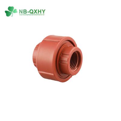 Cina Richiesta personalizzata Pn16 Rosso Marrone Femminile Unione Pph Tubo d'acqua Tubo di plastica in vendita