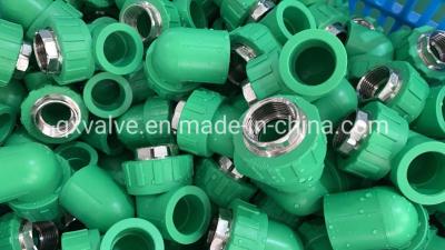Cina 20 mm a 160 mm PPR uguale Fittings di tubi di plastica Valve Materiale puro ad alto spessore in vendita