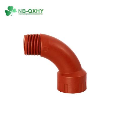 中国 ブラウン レッド Pn16 Pph スレッド フィッティング パイプ 肘 橋 肘 溶接 接続 販売のため