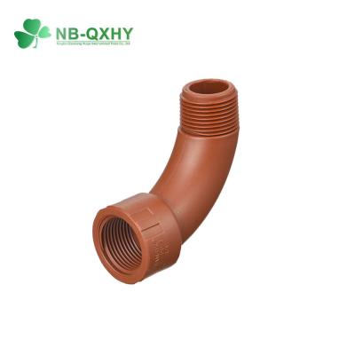 中国 ブラウン レッド Pn16 Pph スレッド フィッティング パイプ 肘 橋 肘 溶接 接続 販売のため