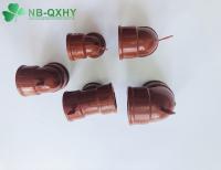 China High Pressure Pn16 Red Pph Pipe Fitting Female Tee Plastic Tees with Round Head Code for sale