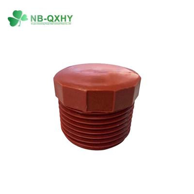 中国 BSPT標準と熱茶色プラスチックPph/PP肘管フィッティング溶接接続 販売のため