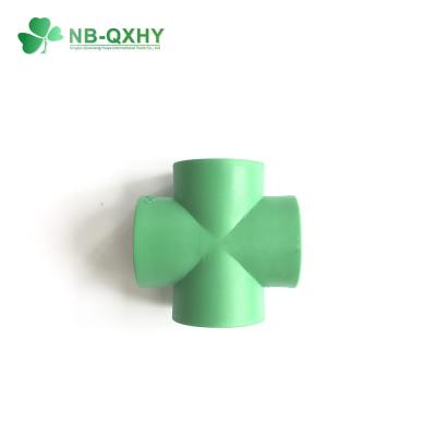 Cina 20 mm a 110 mm PPR Fitting Cross Tee 4 Way per tubi per acqua calda e fredda a prezzi competitivi in vendita