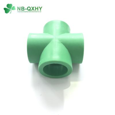 Cina 20 mm a 110 mm PPR Fitting Cross Tee 4 Way per tubi per acqua calda e fredda a prezzi competitivi in vendita