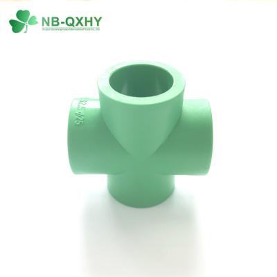 Cina 20 mm a 110 mm PPR Fitting Cross Tee 4 Way per tubi per acqua calda e fredda a prezzi competitivi in vendita