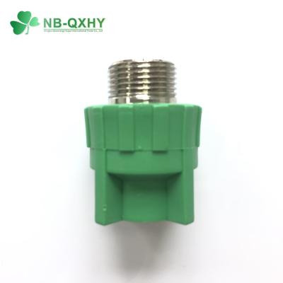 Cina DIN Standard PPR Pipe Fittings Messina Maschio Accoppiamento flessibile o rigido Personalizzazione in vendita