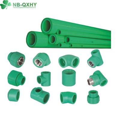 Cina Fitture per bagno da 20 mm a 160 mm PPR Pipe di plastica Fitture in materiali da costruzione cinesi in vendita