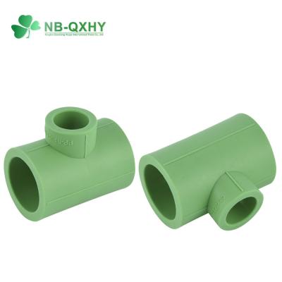 China PPR-buisbevestiging Reducing Tee voor warmwater aanpassing en vragen om monsters Te koop