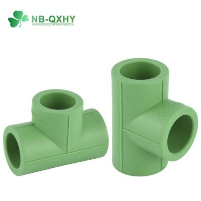 China PPR-buisbevestiging Reducing Tee voor warmwater aanpassing en vragen om monsters Te koop