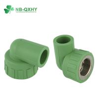 China PPR Pipe Fitting Female Thread Elbow with Brass Equal and Hot Water for sale