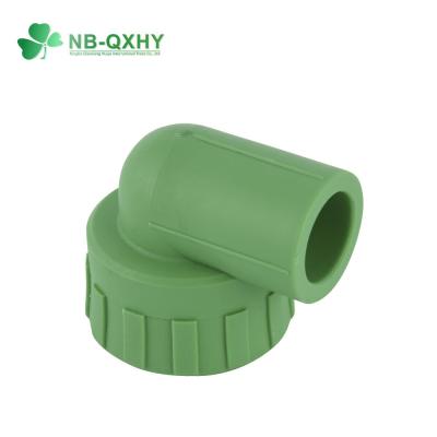 Cina PPR Pipe Fitting Female Thread Elbow con iniezione in ottone da 20 mm a 160 mm in vendita