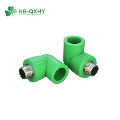 China Plastic PPR Pipe Fittings Valve Tee Elbow Tube Pipe Fittings voor loodgietersystemen Te koop
