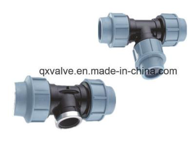 Cina Fittings di compressione in PP 100% di materiale Pn10 per connessioni di lunga durata in vendita