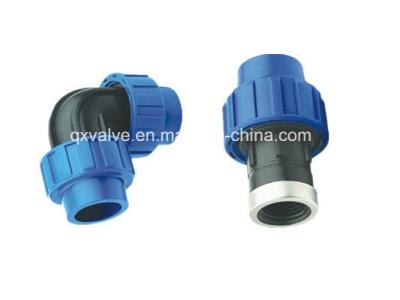 Cina Fittings di compressione in PP 100% di materiale Pn10 per connessioni di lunga durata in vendita