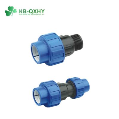 China Adaptador feminino de compressão PP Pn10 com ligação direta de cabeça redonda à venda