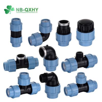 China Atualize seu sistema de encanamento com acessórios de compressão PP Cotovelo T-shirt e adaptador à venda