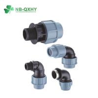 China PP Compression Fitting Pn16 Double Clamp Saddle for Various Industrial Applications for sale