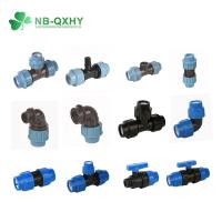 China Material PP Pipe Fitting with Round Head Code PP Compression Fittings Pn16 for sale