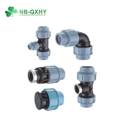 China Materiaal PP-buisbeugel met ronde kop Code PP-compressiebeugel Pn16 Te koop