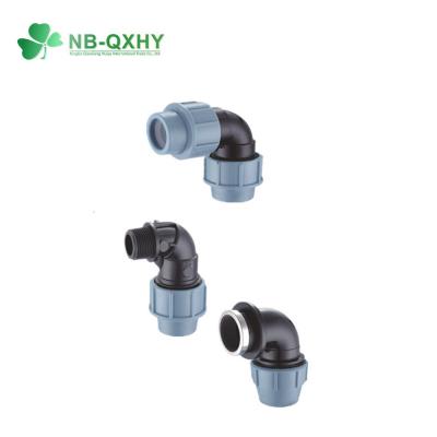 Cina Fittings di compressione per tubi di materiale PP di piccole dimensioni con testa rotonda in vendita