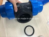 China Easy Installation Irrigation with QX Complete Size PP Compression Fittings Coupling for sale