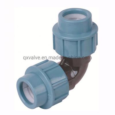 Cina Tecnologia di iniezione Fittings di tubi PP gomito a 90 gradi per l'approvvigionamento idrico in luce a colori in vendita