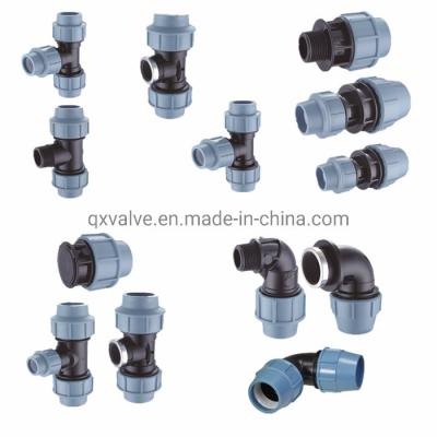 Cina Prodotti PP Valvole e raccordi per tubi Fornitura d'acqua con 201 Oring Richiesta di personalizzazione in vendita