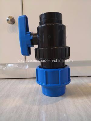 中国 濃い青い灌水用 美しい色と同じ肘のPP圧縮フィッティング 販売のため