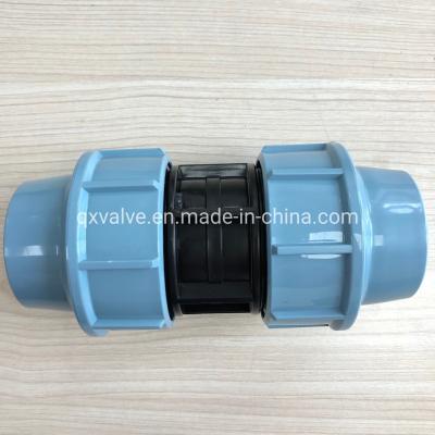 China Acessórios de compressão de PP para tubos de irrigação de 16 mm a 110 mm 1/2 