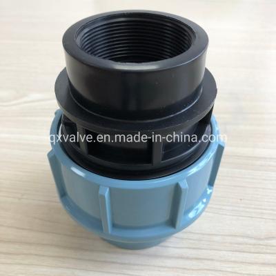 China Acessórios de compressão de PP para tubos de irrigação de 16 mm a 110 mm 1/2 