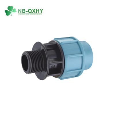 China Pn16 20mm PP compressão equipamento igual Tee para serviço pós-venda à venda