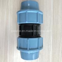 China Round Head Code Plastic Coupling 3 Way Tee PP Compression Fitting for Irrigation Equal for sale
