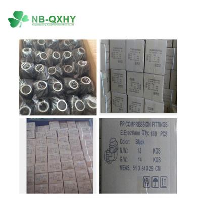 Cina PP Compression Fitting Pipe Coupling Joint Adapter femminile 63mm con lunga durata di vita in vendita