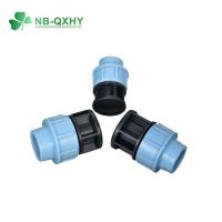China Pn16 Blue PP Coupling Adaptor Plug Plastic Pipe Fitting Customized to Meet Your Needs for sale