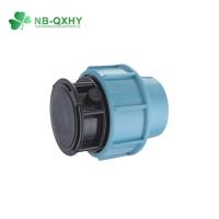 China Pn16 Blue PP Coupling Adaptor Plug Plastic Pipe Fitting Customized to Meet Your Needs for sale