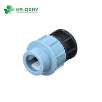 China Pn16 Blue PP Coupling Adaptor Plug Plastic Pipe Fitting Customized to Meet Your Needs for sale