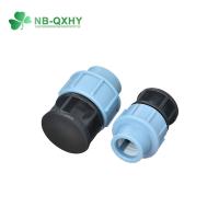 China Pn16 Blue PP Coupling Adaptor Plug Plastic Pipe Fitting Customized to Meet Your Needs for sale