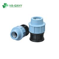 China Pn16 Blue PP Coupling Adaptor Plug Plastic Pipe Fitting Customized to Meet Your Needs for sale