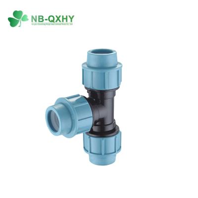 China Tubo de alta pressão Pn16 PP ajustável Tee igual Reduzindo Tee Feminino Tee 1 peça Min.Order à venda