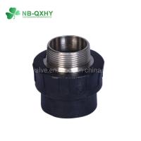 China HDPE Pipe Fitting Socket PE Buttfusion Male Thread Adapter Coupling with 100% Material for sale
