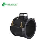 China Material PP Pipe Fitting Stainless Steel Clamp Saddle Round Head Code Easy to Install for sale