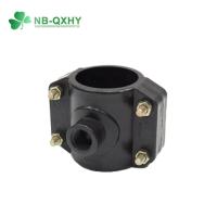 China Material PP Pipe Fitting Stainless Steel Clamp Saddle Round Head Code Easy to Install for sale