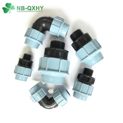 Китай Универсальная структура Pn16 PP сцепление HDPE фитинг сжатие фитинг с 1/2 