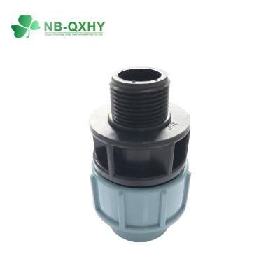 China Universale structuur Pn16 PP koppeling HDPE fit compressie fit met 1/2 