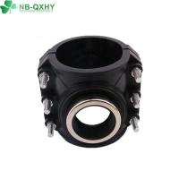 China Electrofusion HDPE Pipe Fitting Saddle Clamp Pn16 with Welding Connection Options for sale