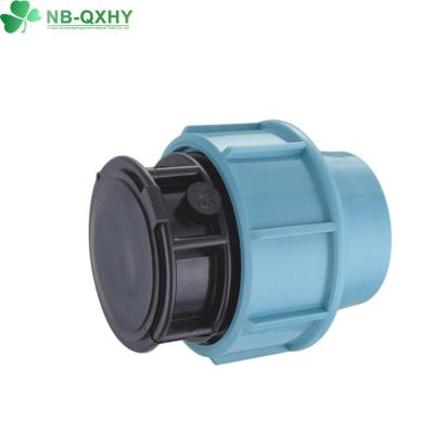 Cina Fittings di compressione in PP di colore chiaro per tubi di approvvigionamento idrico resistenti alla corrosione in vendita